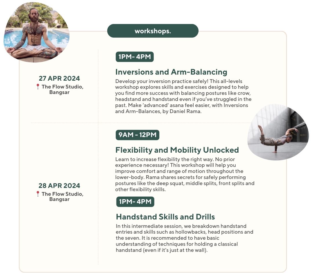 daniel rama | guest instructor workshops - Events & Training - The Flow ...